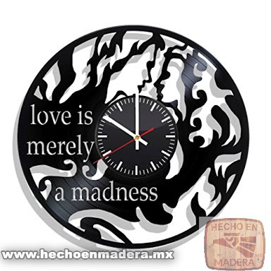 Reloj Amor Diseno de pareja 0184 – www.hechoenmadera.com
