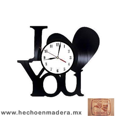 Reloj Amor I Love You Frase 1313 – www.hechoenmadera.com