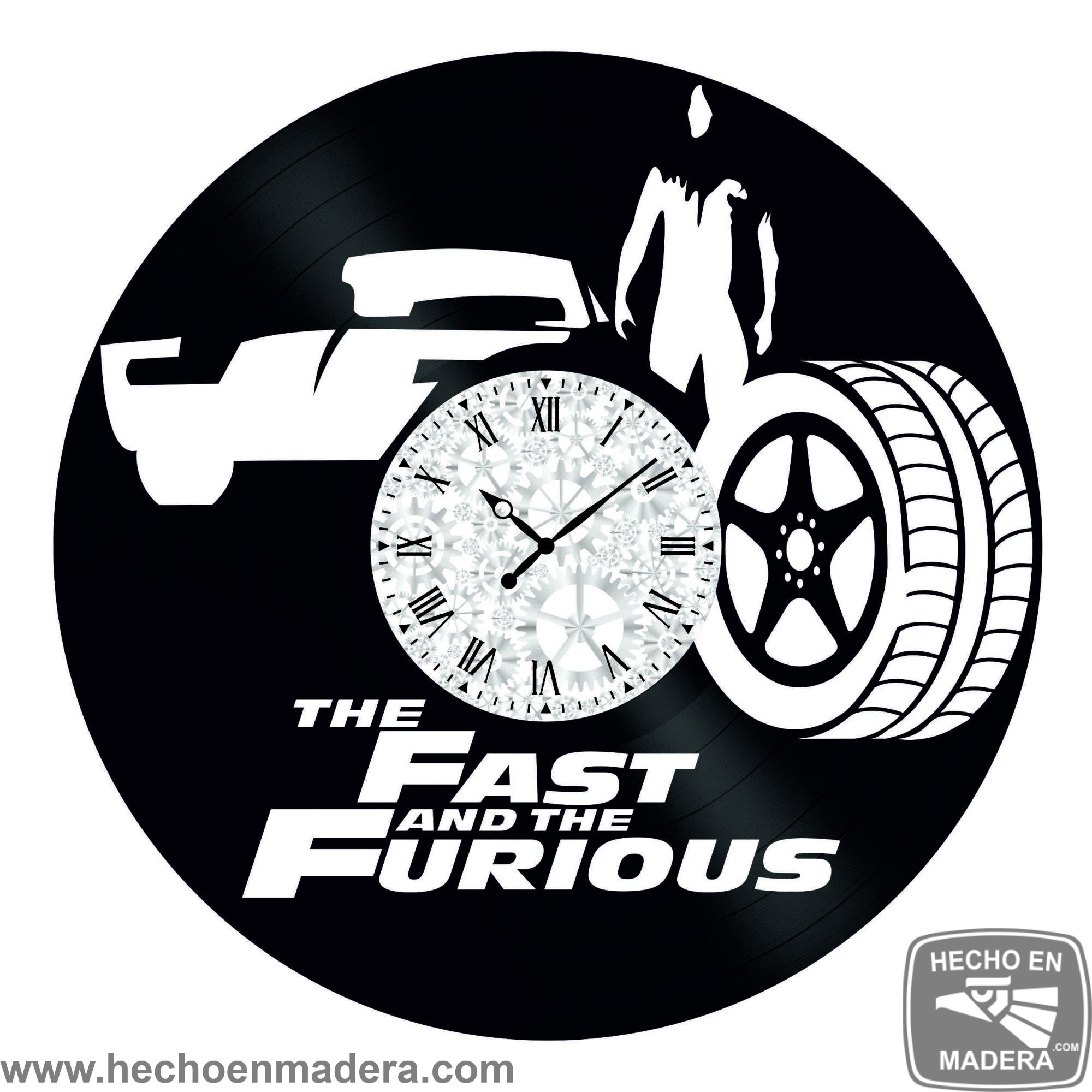 Reloj Rapido y Furioso Charger Toretto 1791 – www.hechoenmadera.com