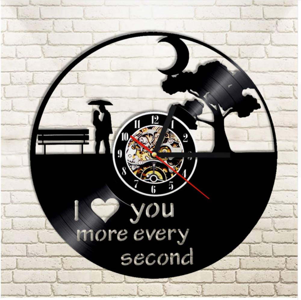 Reloj Amor Pareja en Parque 4328 – www.hechoenmadera.com