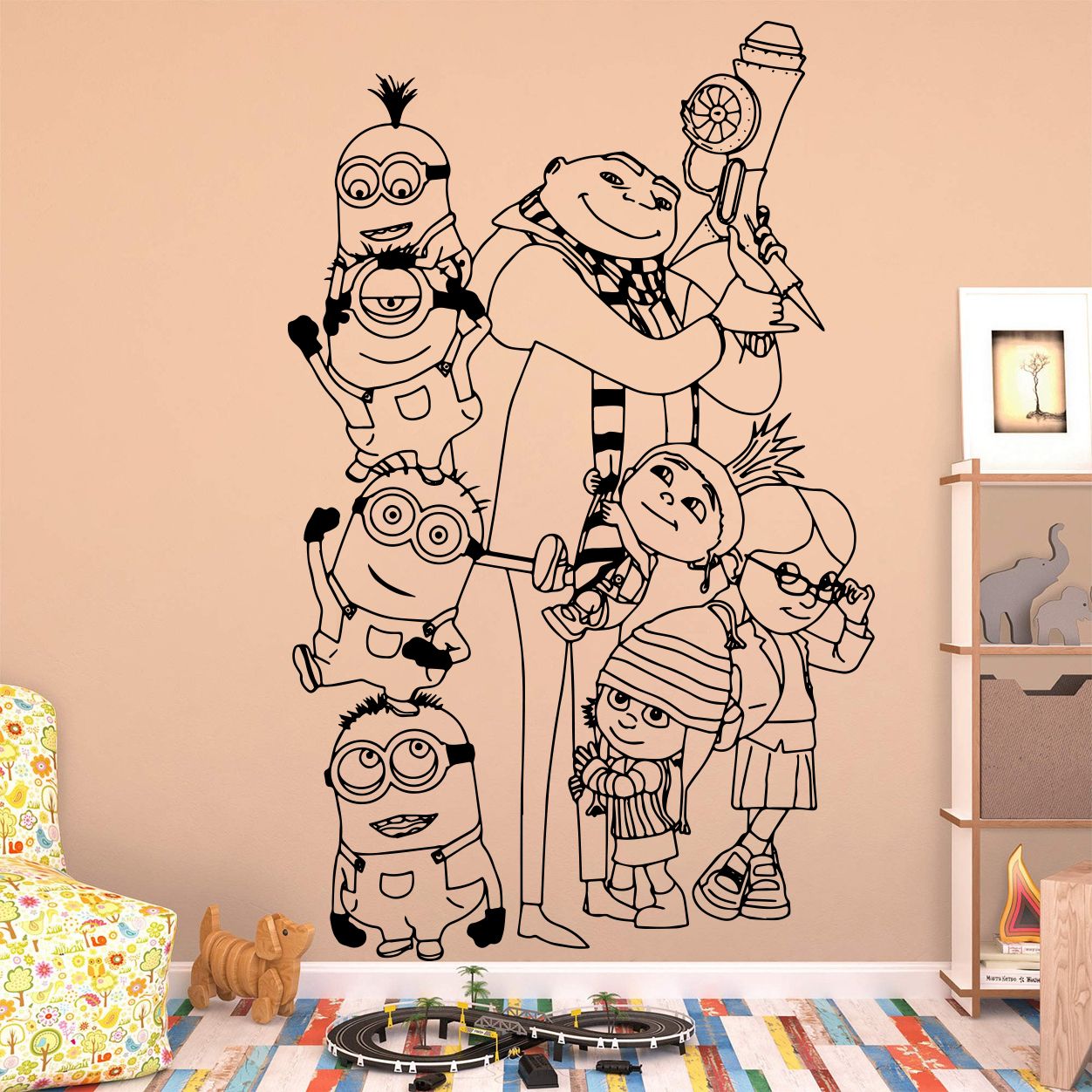 Vinil Mi Villano Favorito Personajes Mediano 6007 – www.hechoenmadera.com