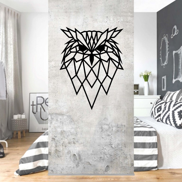 Animales Buho Geometrico 3D 9047 – www.hechoenmadera.com