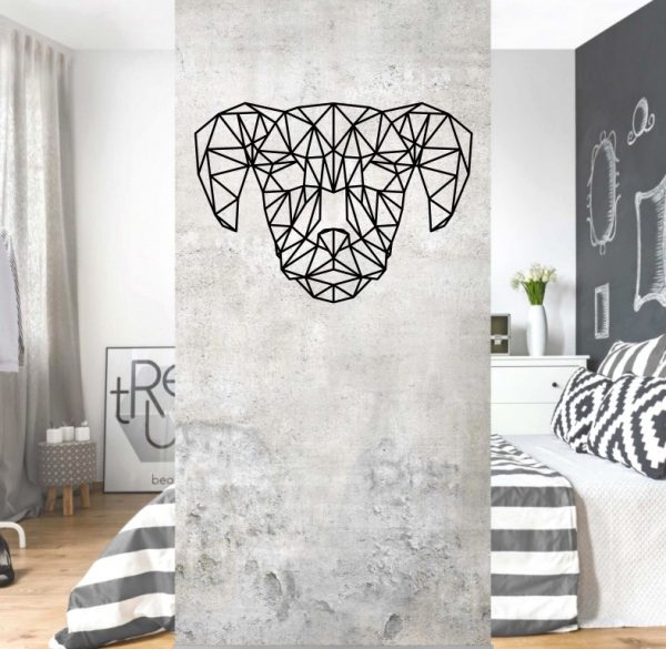 Animales Perro Geometrico 3D 9113 – www.hechoenmadera.com